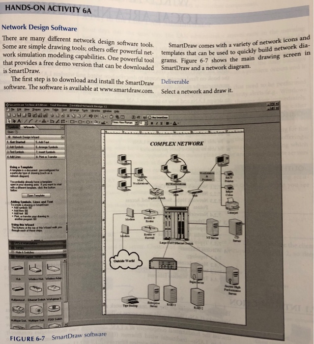 Solved HANDS-ON ACTIVITY 6A Network Design Software There | Chegg.com