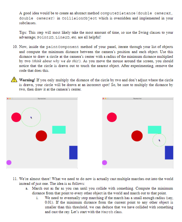 Assignment 8 - Raymarching Objective: By the end of | Chegg.com