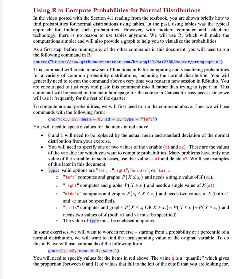 Solved Example 1 : We’ll start with examples using the | Chegg.com