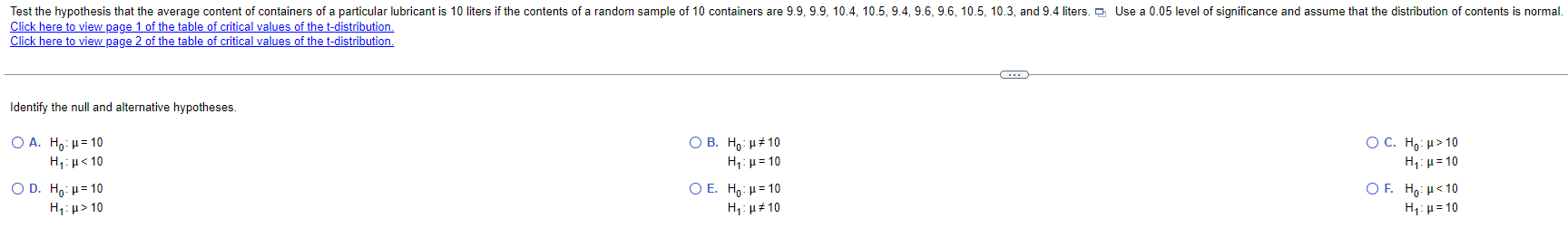 Solved Click here to view page 1 of the table of critical | Chegg.com