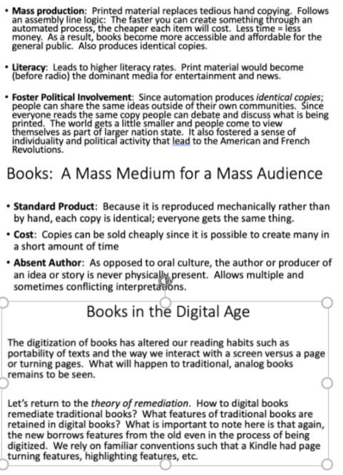 Solved The Print Revolution History of Books in Europe • | Chegg.com