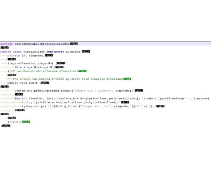 Solved Lab 05 Threads Runnable Interface This assignment | Chegg.com