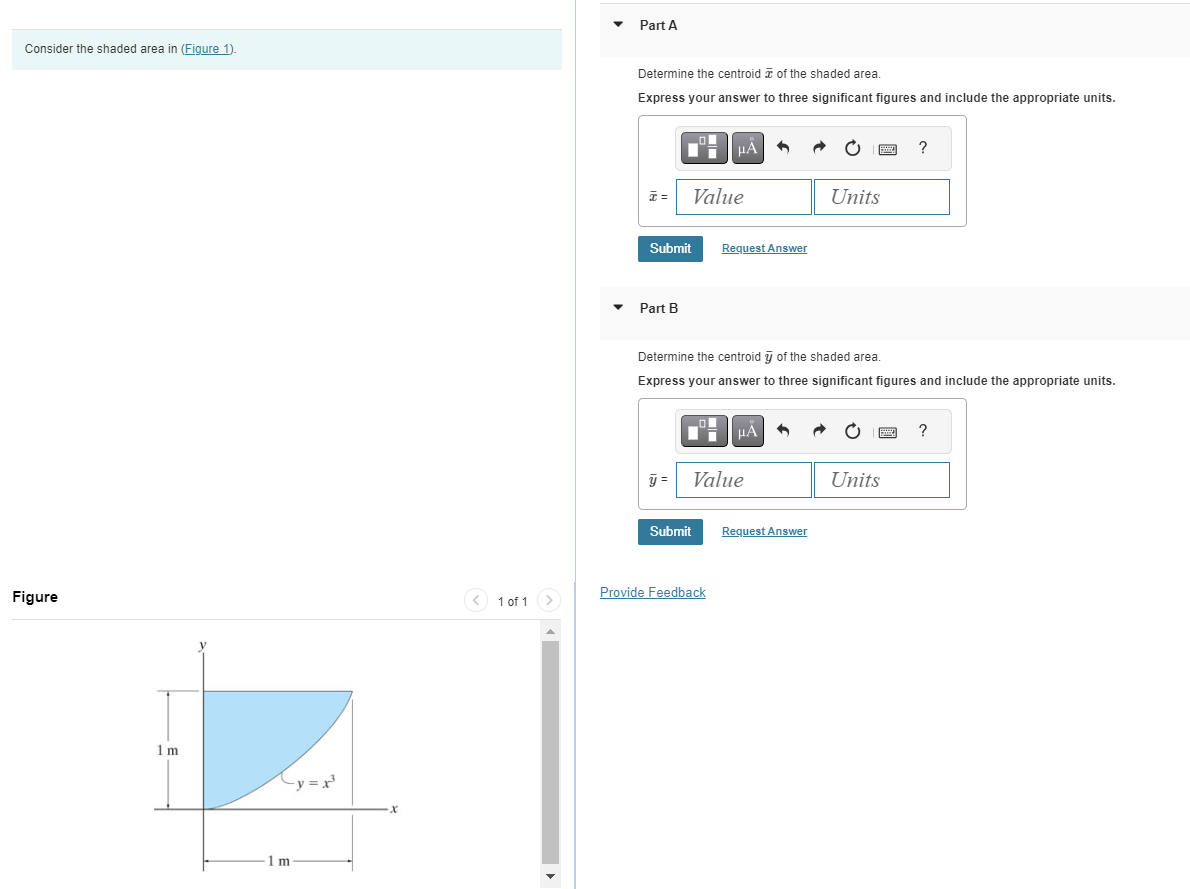 Solved Consider the shaded area in Determine the centroid xˉ | Chegg.com