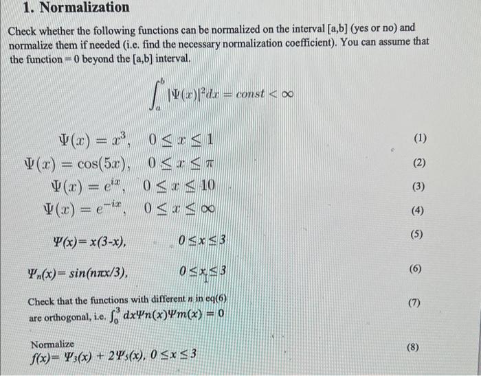 Solved Check whether the following functions can be | Chegg.com
