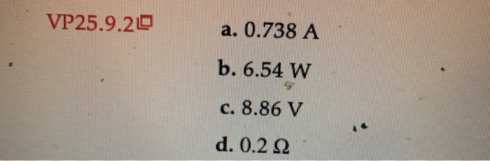 Solved VP25.9.20 rate at which energy is dissipated in the | Chegg.com