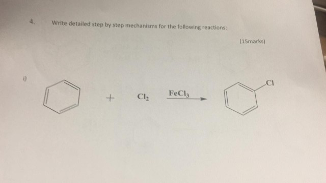 Solved Write detailed step by step mechanisms for the | Chegg.com