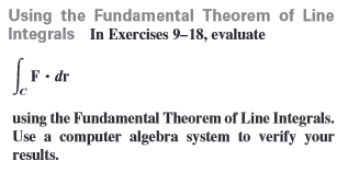 Solved Using the Fundamental Theorem of Line Integrals In | Chegg.com