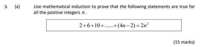 Solved Use mathematical induction to prove that the | Chegg.com