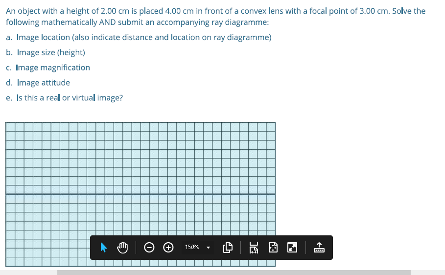 Solved An object with a height of 2.00 cm is placed 4.00 cm | Chegg.com