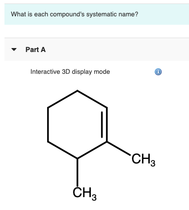 Solved What is each compound's systematic name? Part A | Chegg.com