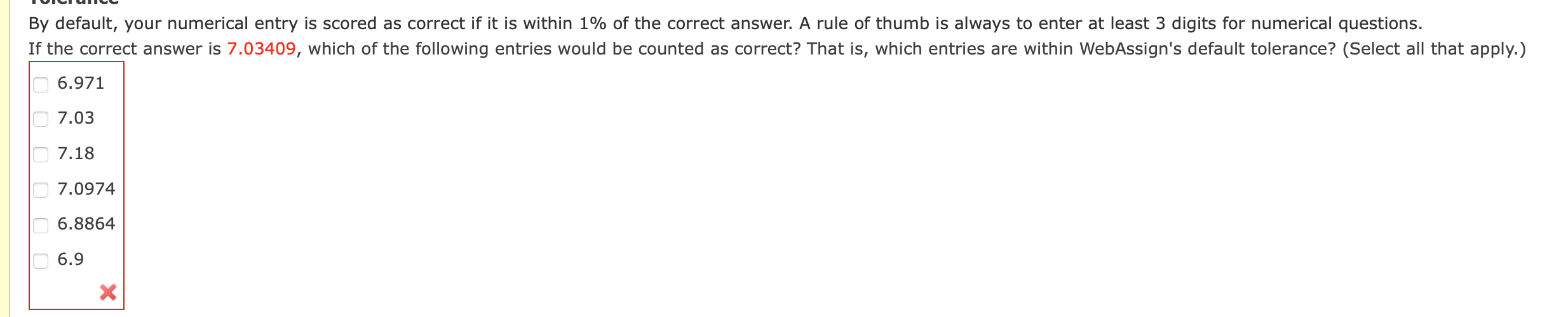 Solved By default, your numerical entry is scored as correct | Chegg.com