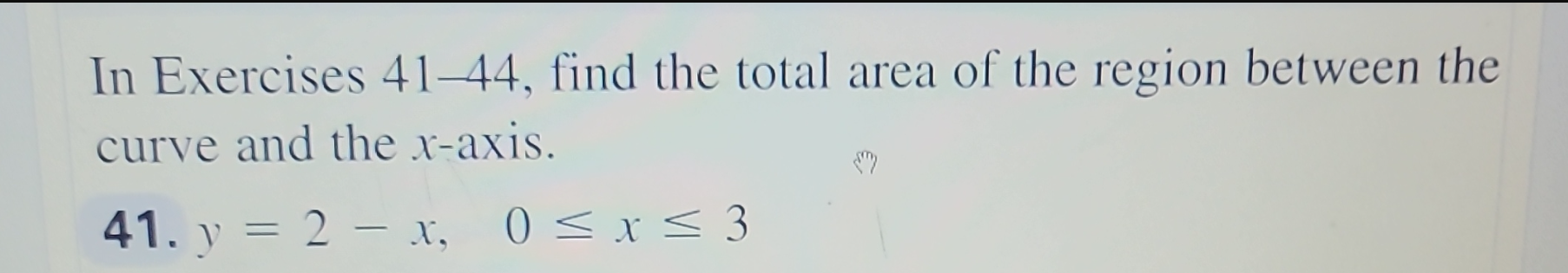 Solved In Exercises 41-44, ﻿find the total area of the | Chegg.com