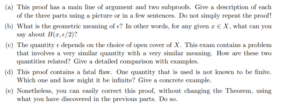 Solved (a) This proof has a main line of argument and two | Chegg.com
