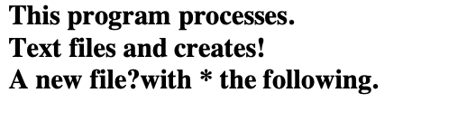 Solved Write a program that checks a text for several | Chegg.com Solved Write a program that checks a text for several | Chegg.com