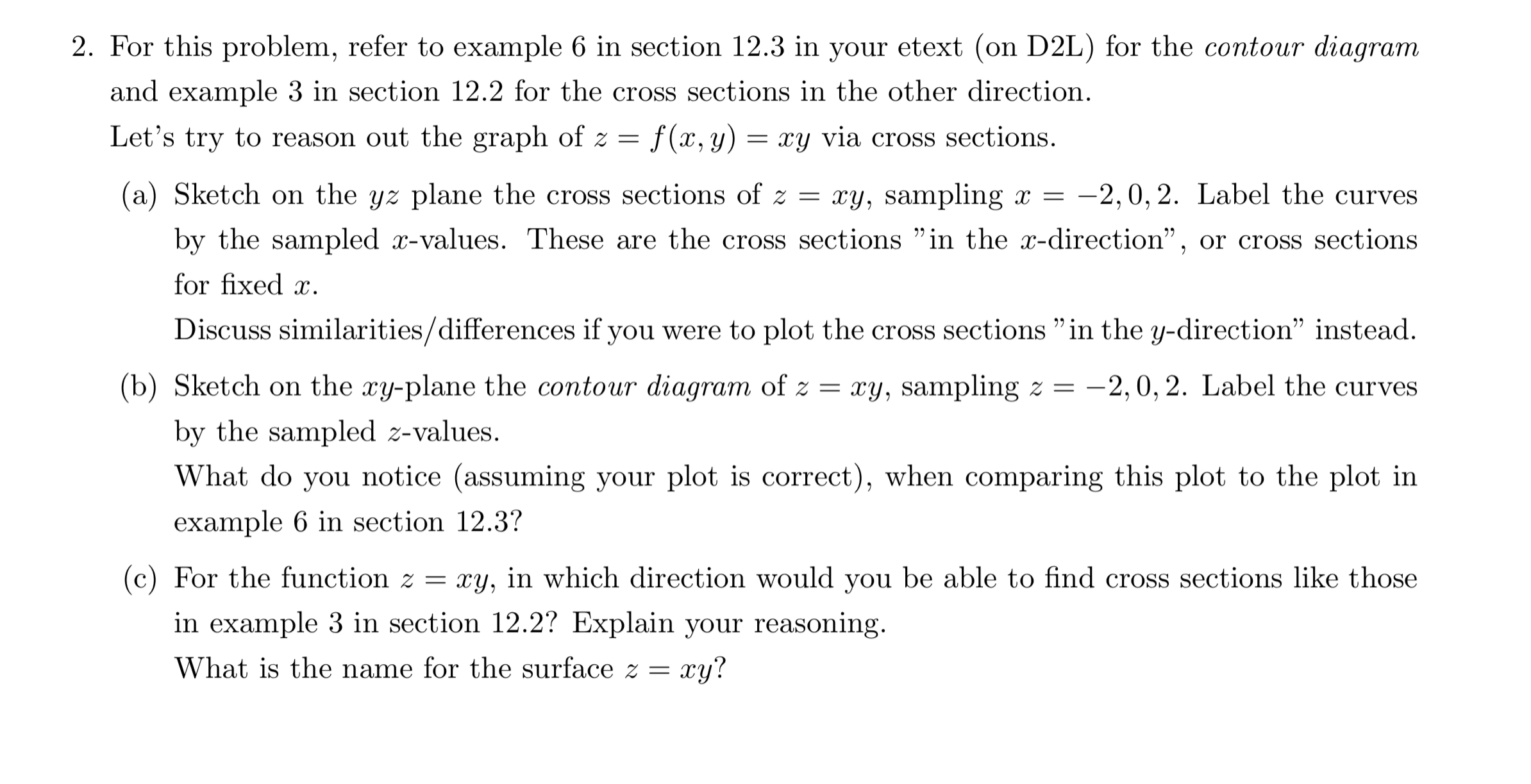 Solved 2 For This Problem Refer To Example 6 In Section 1932