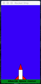 Solved 1. Write a JavaFX application called RocketShip that | Chegg.com