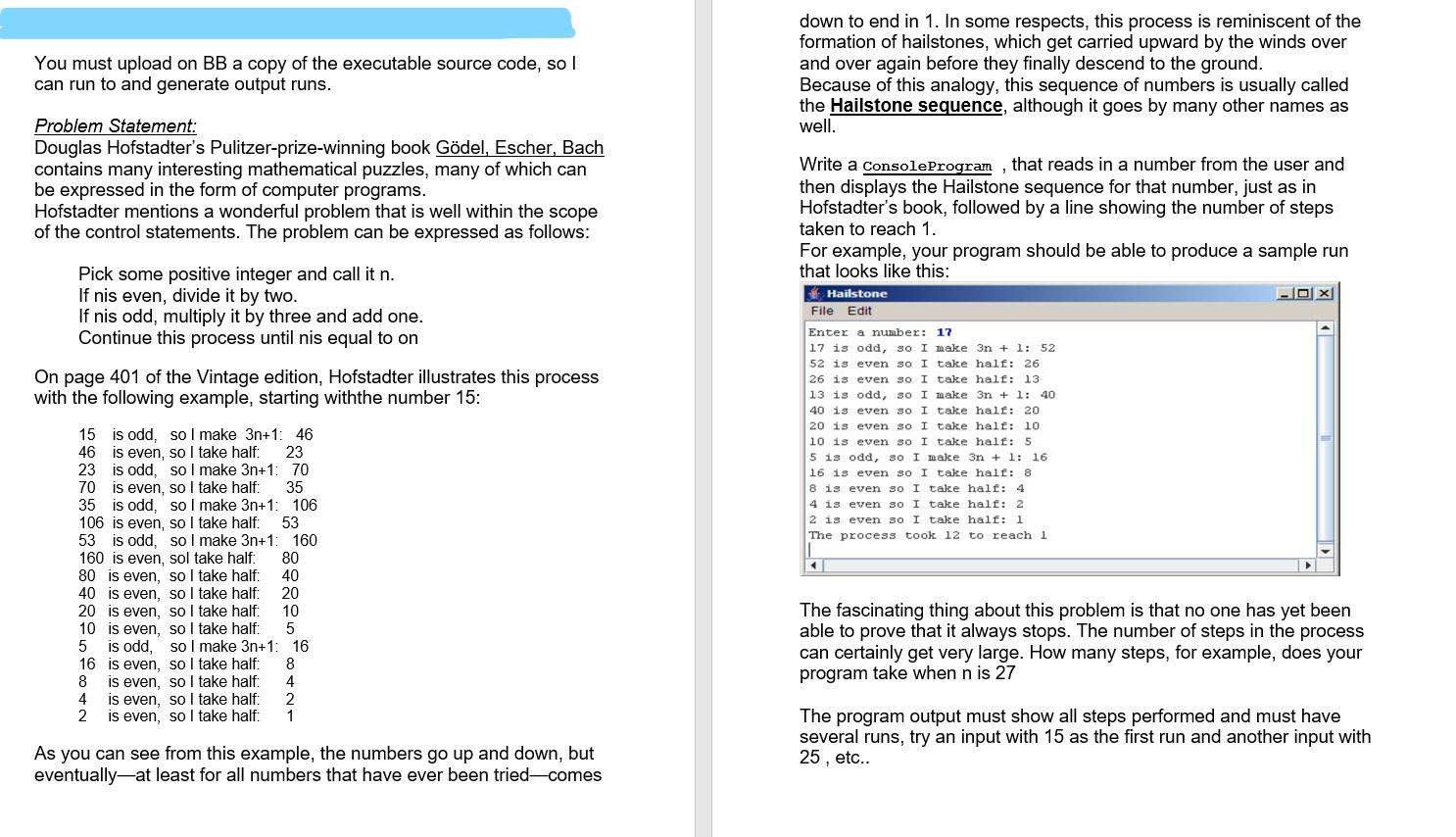 Solved You must upload on BB a copy of the executable source | Chegg.com