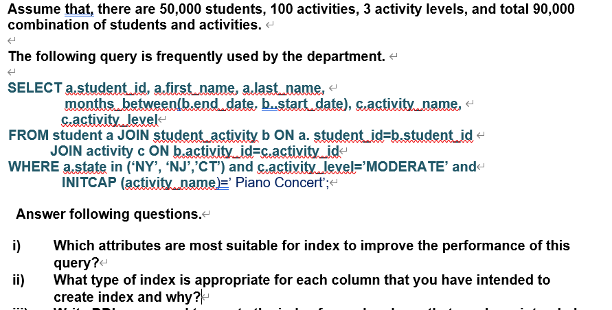 Solved 소 IP A STUDENT STUDENT ID NUMBER (6) - FIRST_NAME | Chegg.com