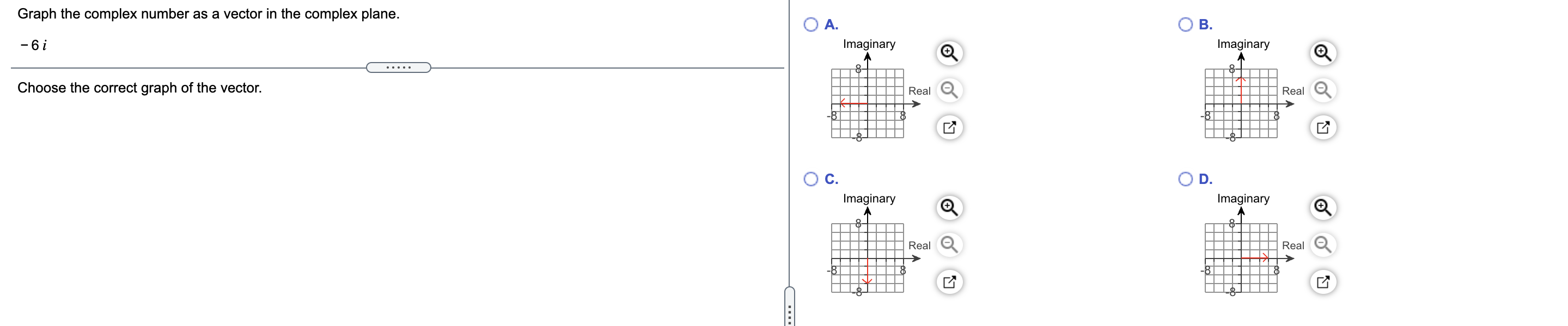 Solved Graph the complex number as a vector in the complex | Chegg.com