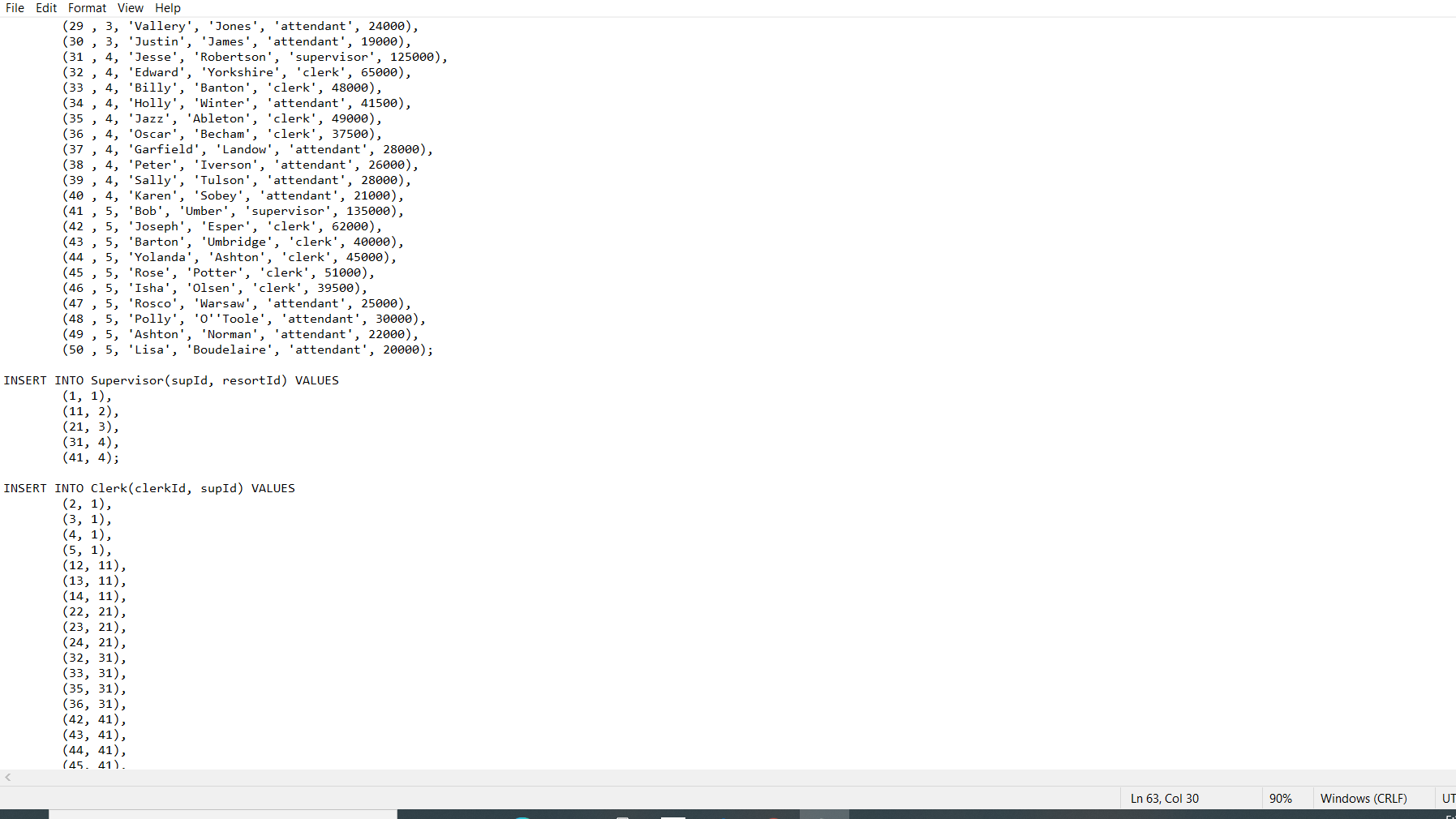Solved 1) [8 marks] Notice that the Bill table has a billId | Chegg.com
