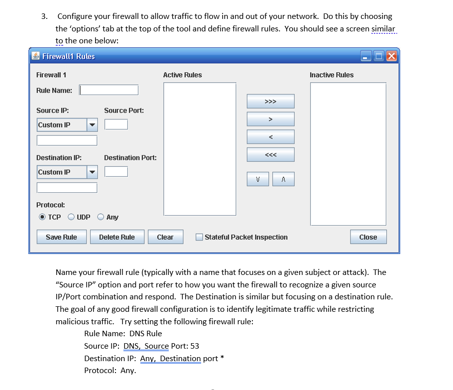 Solved Firewall Configuration 1 Start A New Session By 