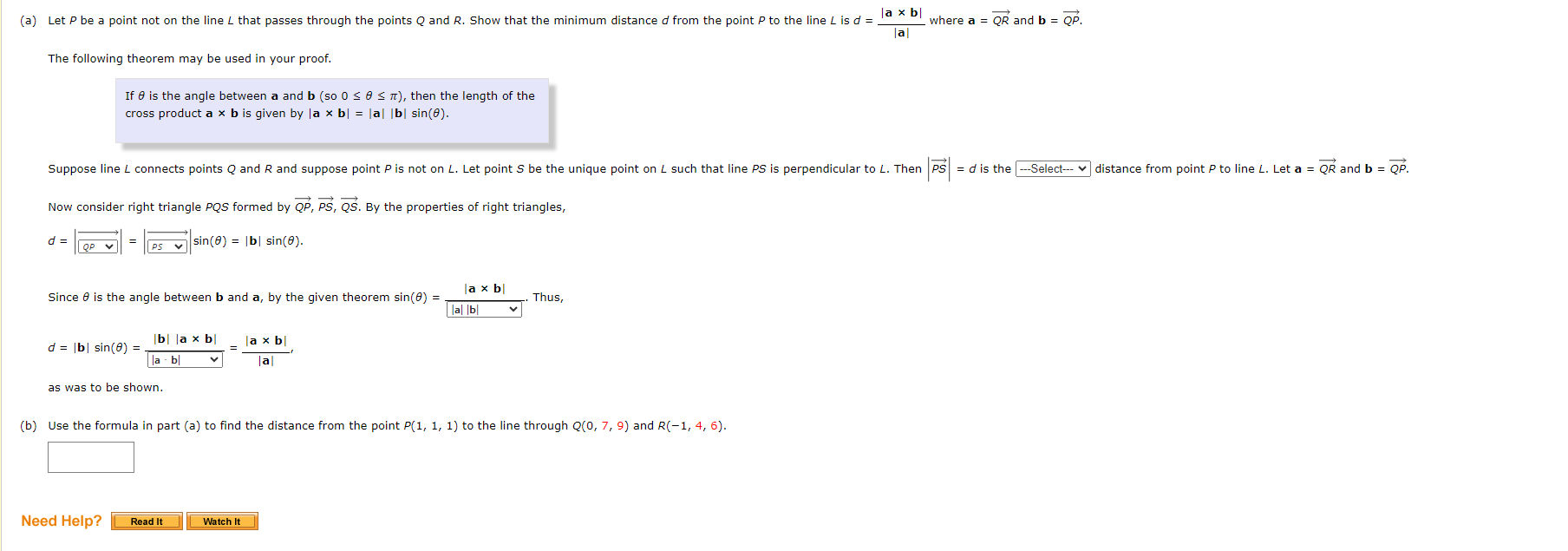 Solved fill in the blank pleaseThe following theorem may be | Chegg.com