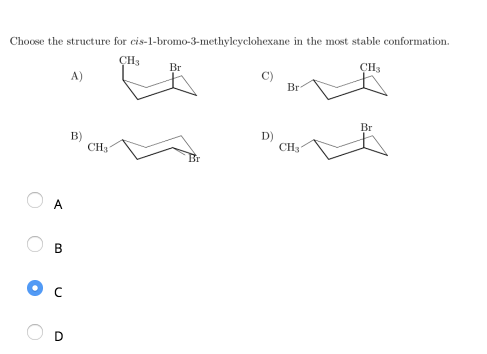 Solved Choose the structure for | Chegg.com