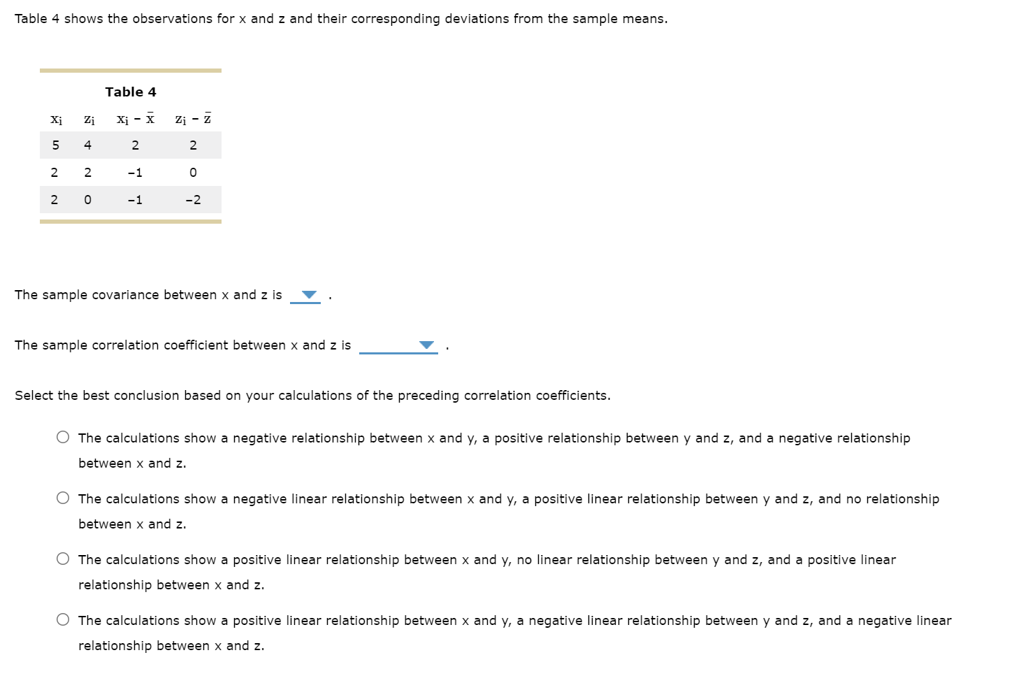 Solved Consider a data set consisting of observations for | Chegg.com
