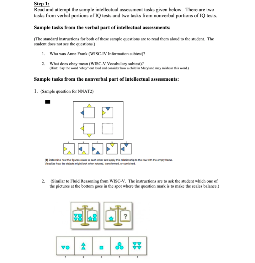 Solved Step 1: Read and attempt the sample intellectual | Chegg.com
