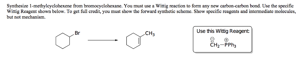 Solved Synthesize 1-methylcyclohexene from bromocyclohexane. | Chegg.com