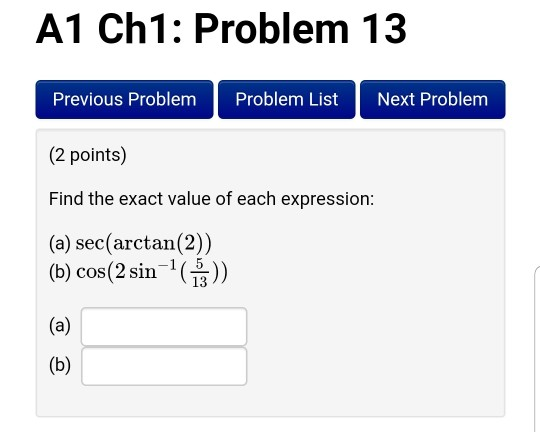 Solved A1 Ch1: Problem 7 Previous Problem Problem List Next | Chegg.com