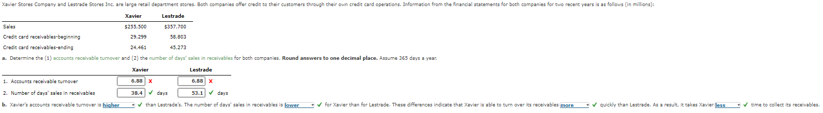 Solved \begin{tabular}{lrr} & \multicolumn{1}{c}{ Xavier } & | Chegg.com