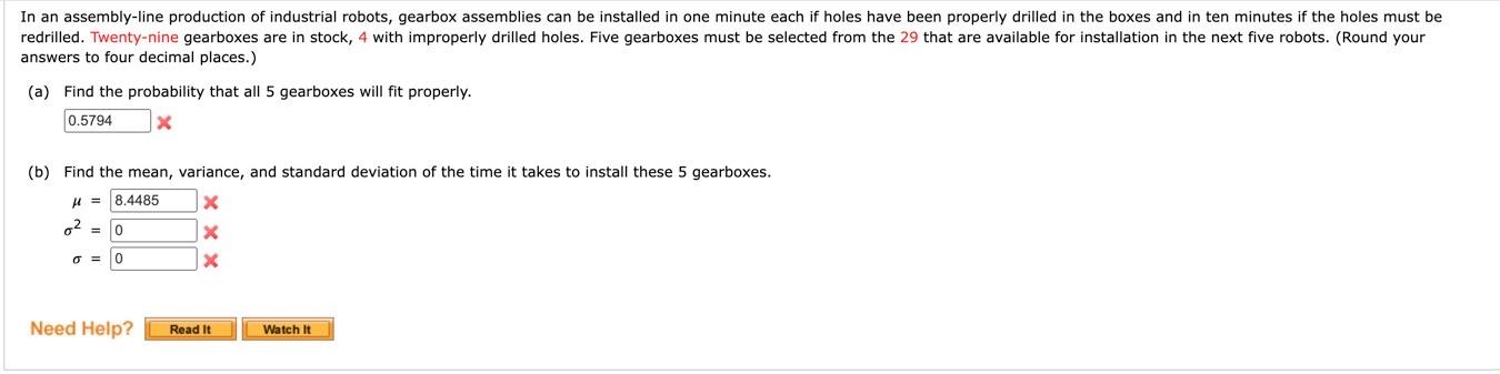 Solved In an assembly-line production of industrial robots, | Chegg.com