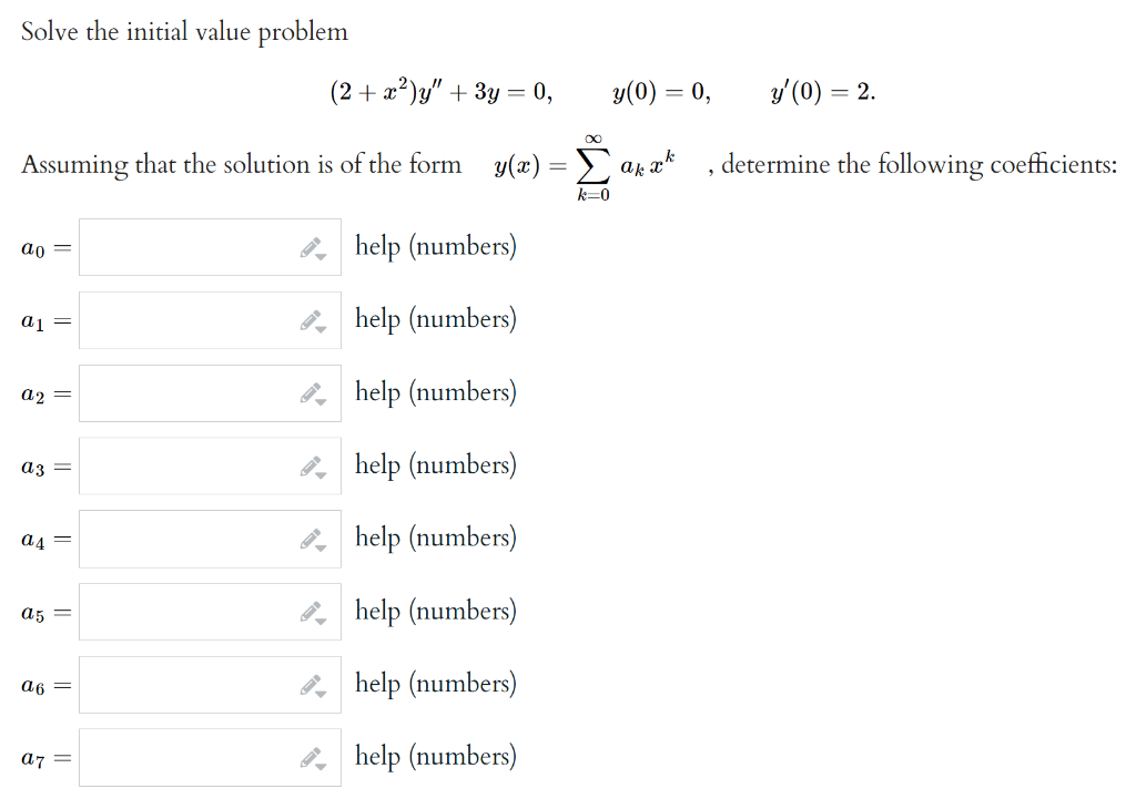 Solved Solve the initial value problem | Chegg.com