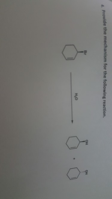 Solved Provide the mechanism for the following reaction. | Chegg.com