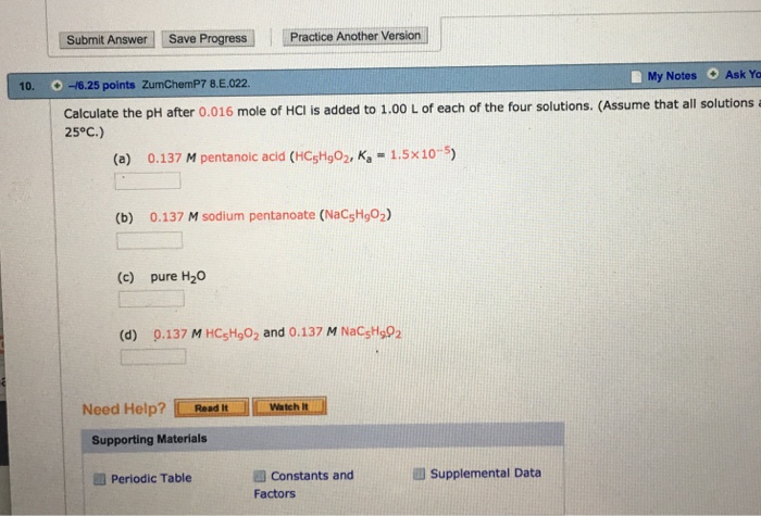 Solved Submit Answer Save Progress Practice Another Version | Chegg.com