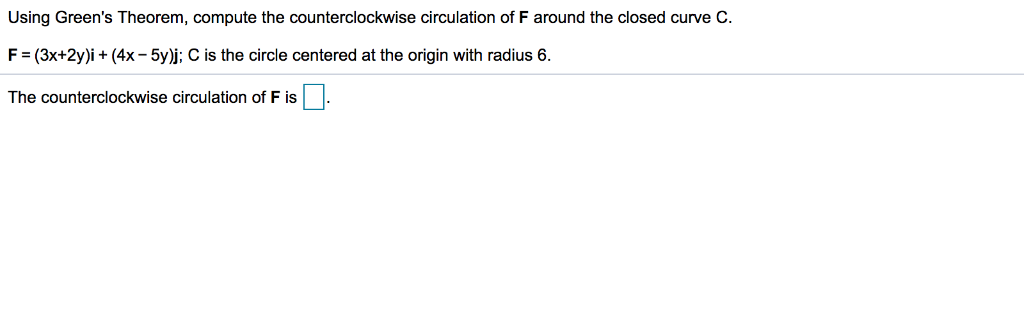 Solved Using Green's Theorem, compute the counterclockwise | Chegg.com