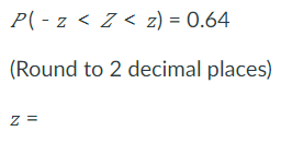 Solved P(−z | Chegg.com