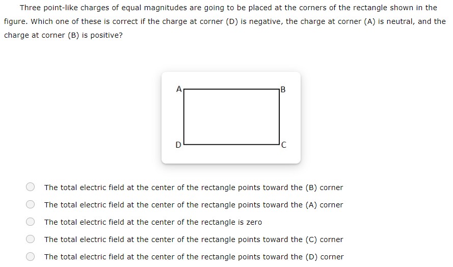 Solved Three point-like charges of equal magnitudes are | Chegg.com