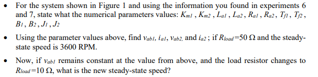- For the system shown in Figure 1 and using the | Chegg.com