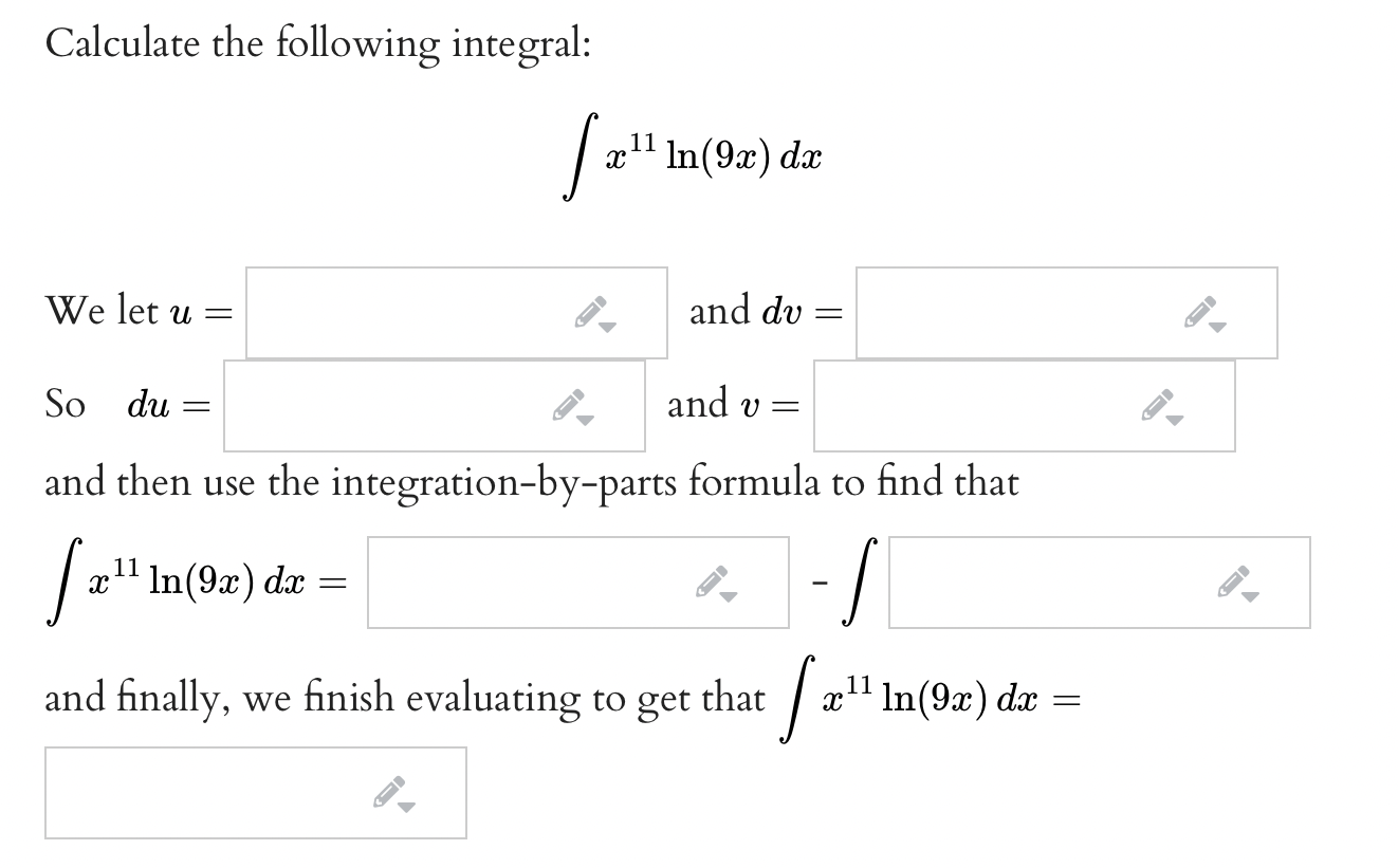 Solved Calculate the following integral: faco x cos(-6x) dx | Chegg.com