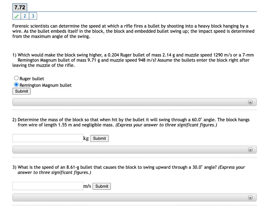 Solved Need help with parts 2 and 3. Show work please and | Chegg.com