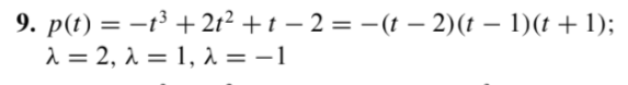 Solved In Exercises 1-14, find the characteristic polynomial | Chegg.com
