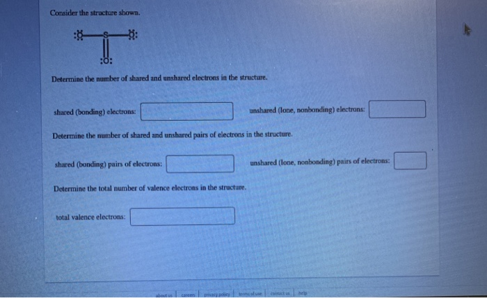 Solved Consider the structure shown. Determine the number of | Chegg.com