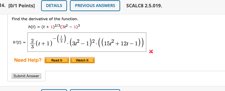 Solved Tutorial Exercise Differentiate. 7x 2- tan(x) Step 1 | Chegg.com