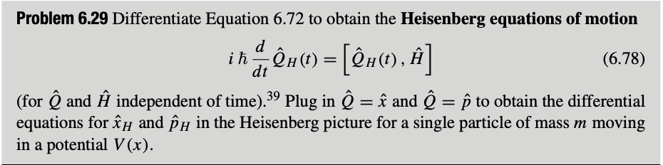 Solved Problem 6.29 Differentiate Equation 6.72 to obtain | Chegg.com