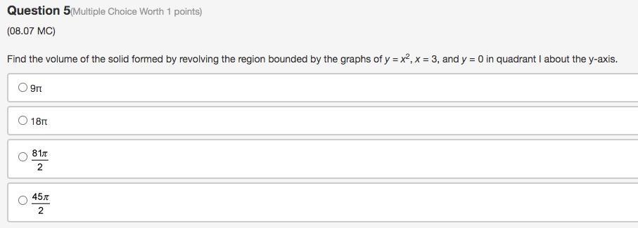 Solved Question 4 Multiple Choice Worth 1 points) (08.07 MC) | Chegg.com