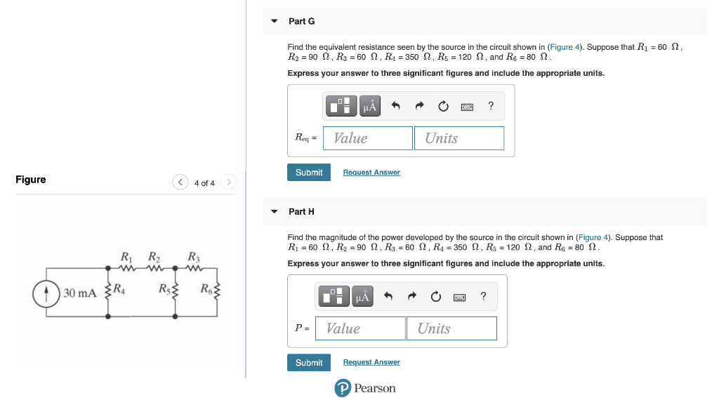 Solved Review Constants Part A Find the equivalent | Chegg.com