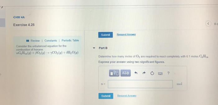 Solved Exercise 4.25 Submit Review 1 Constants 1 Periodic | Chegg.com