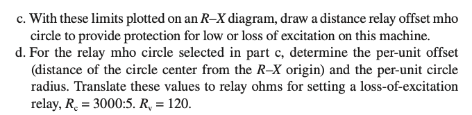 8.3 The per-unit kVA capability and steady-state | Chegg.com